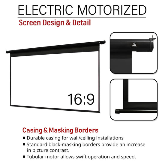 Electric Motorized Projector Projection Screen – Akia Screens