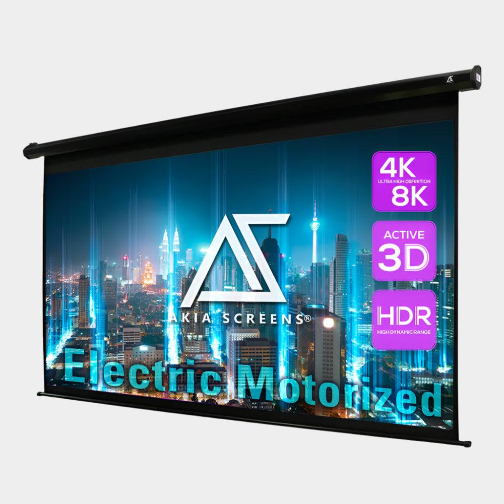 Electric Motorized Projector Screen (1st Ver.) | GREENGUARD/ISF Certif ...